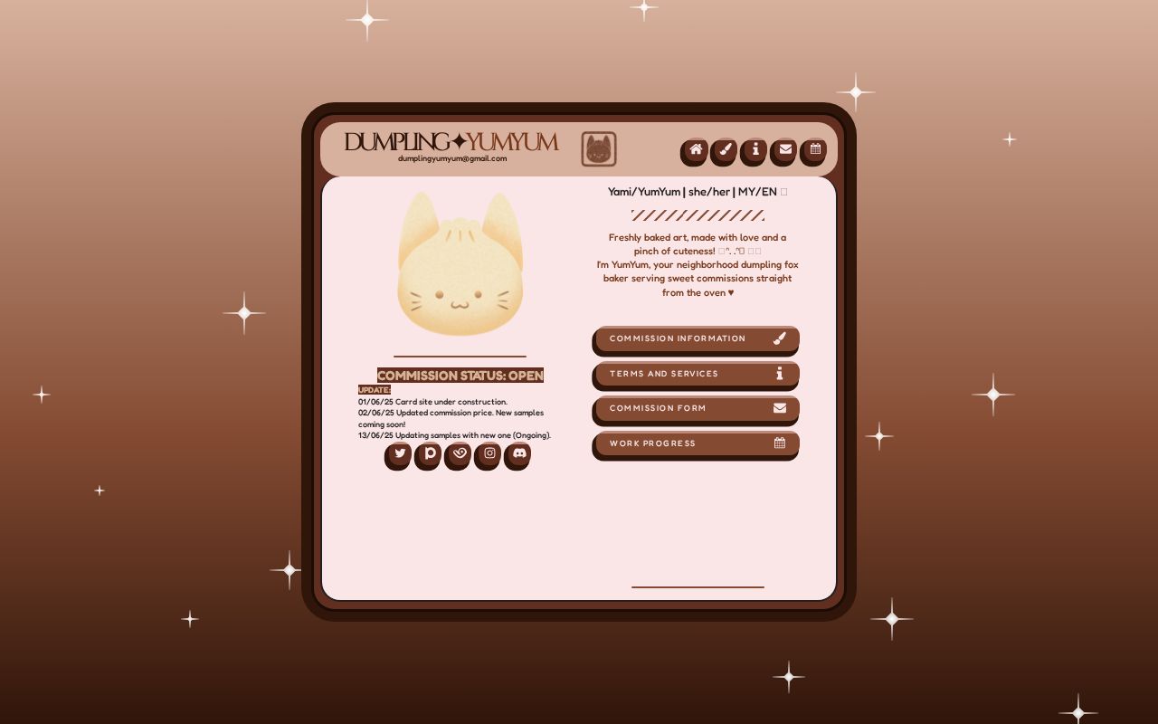 DumplingYumYum Commission Info